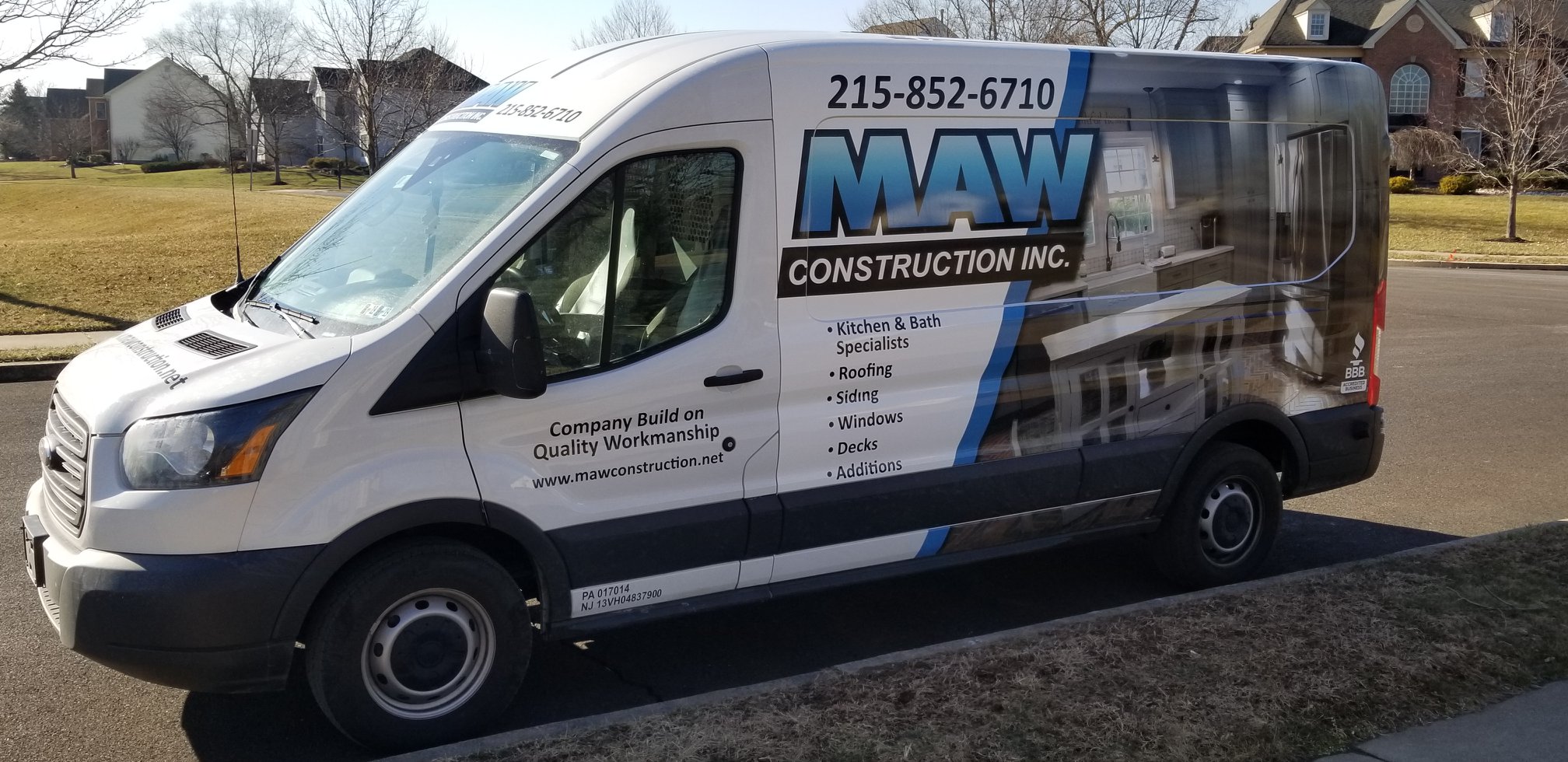 Areas We Serve | MAW Construction, Inc. | Your Local Contractors